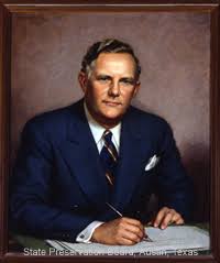 Governor Beauford H. Jester – Texas History Notebook