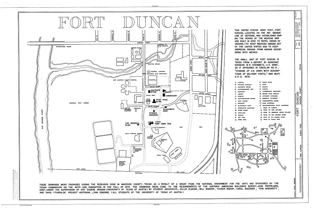 Fort Duncan – Texas History Notebook